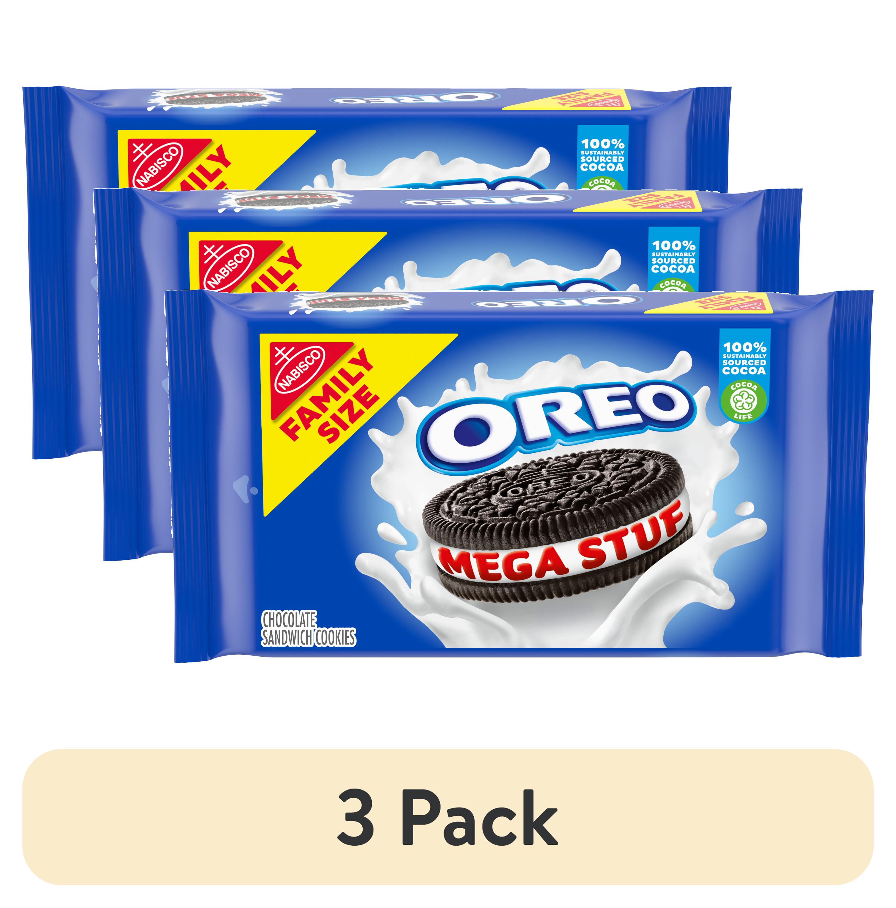 Buy 3 Pack Oreo Mega Stuf Chocolate Sandwich Cookies Family Size - it's ...