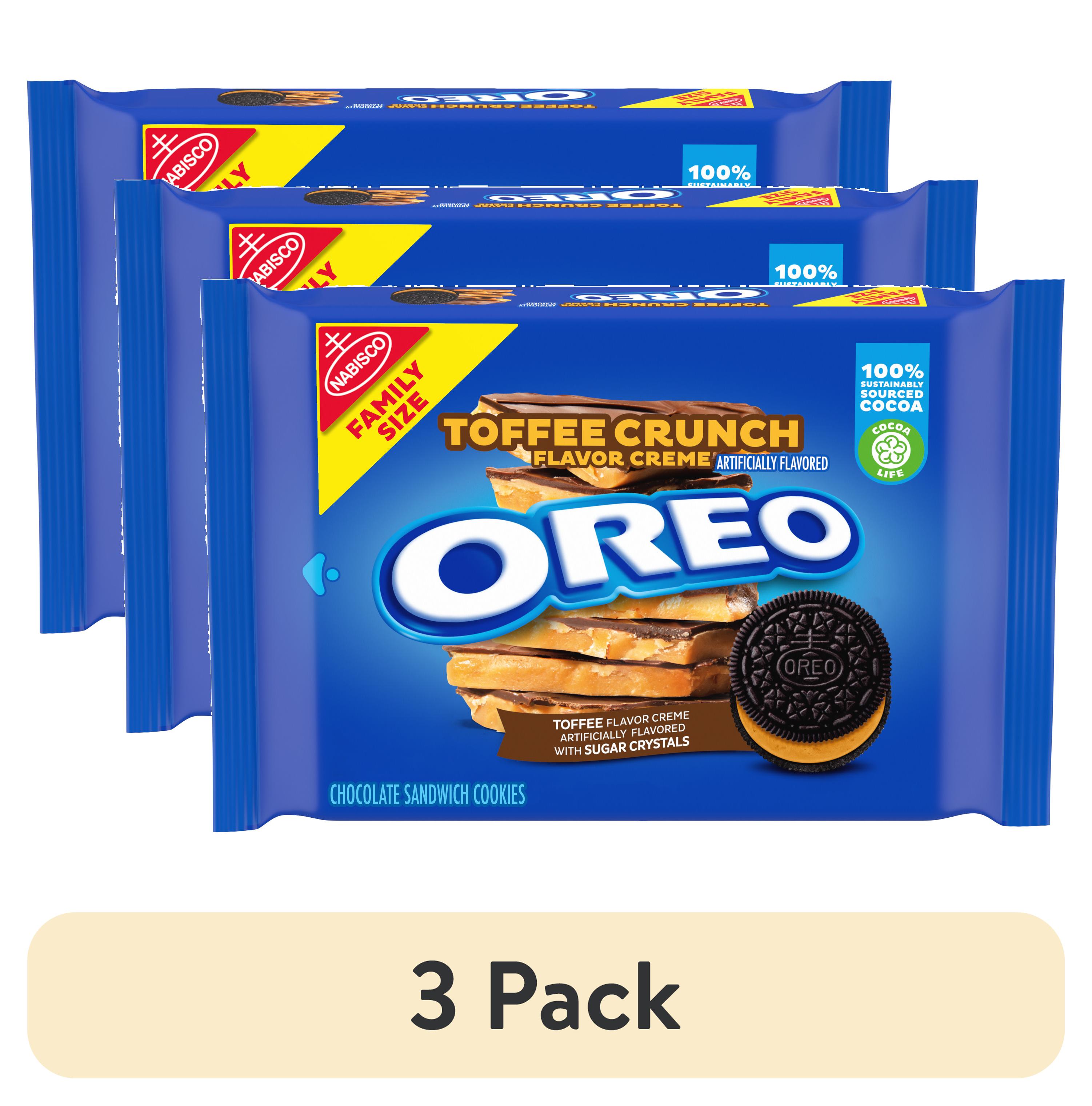 Buy 3 Pack Oreo Toffee Crunch Creme With Sugar Crystals Chocolate ...