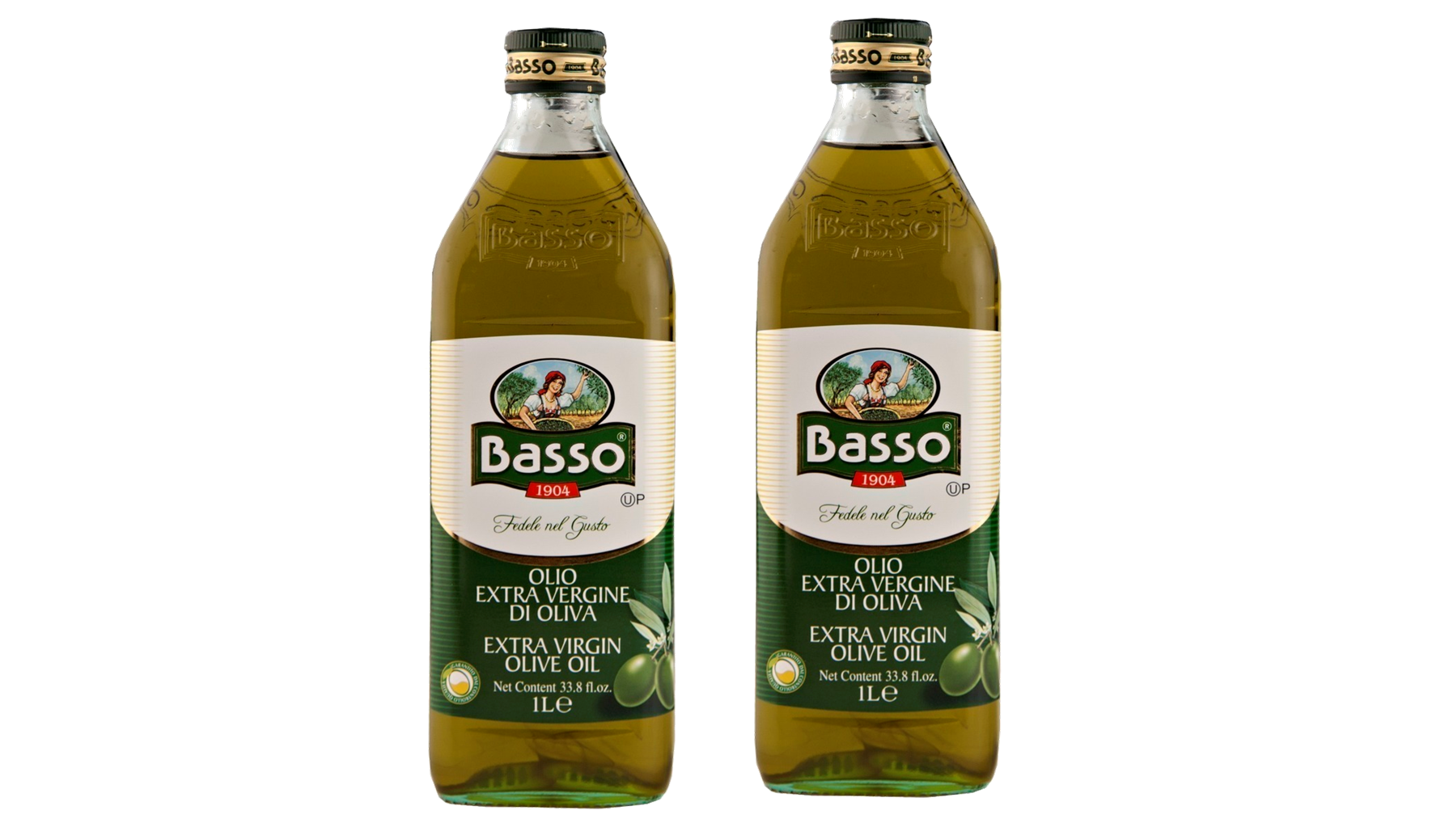 Buy Basso Extra Virgin Olive Oil 2 Pack 1 Liter 338 Fl Oz Bottles - it ...