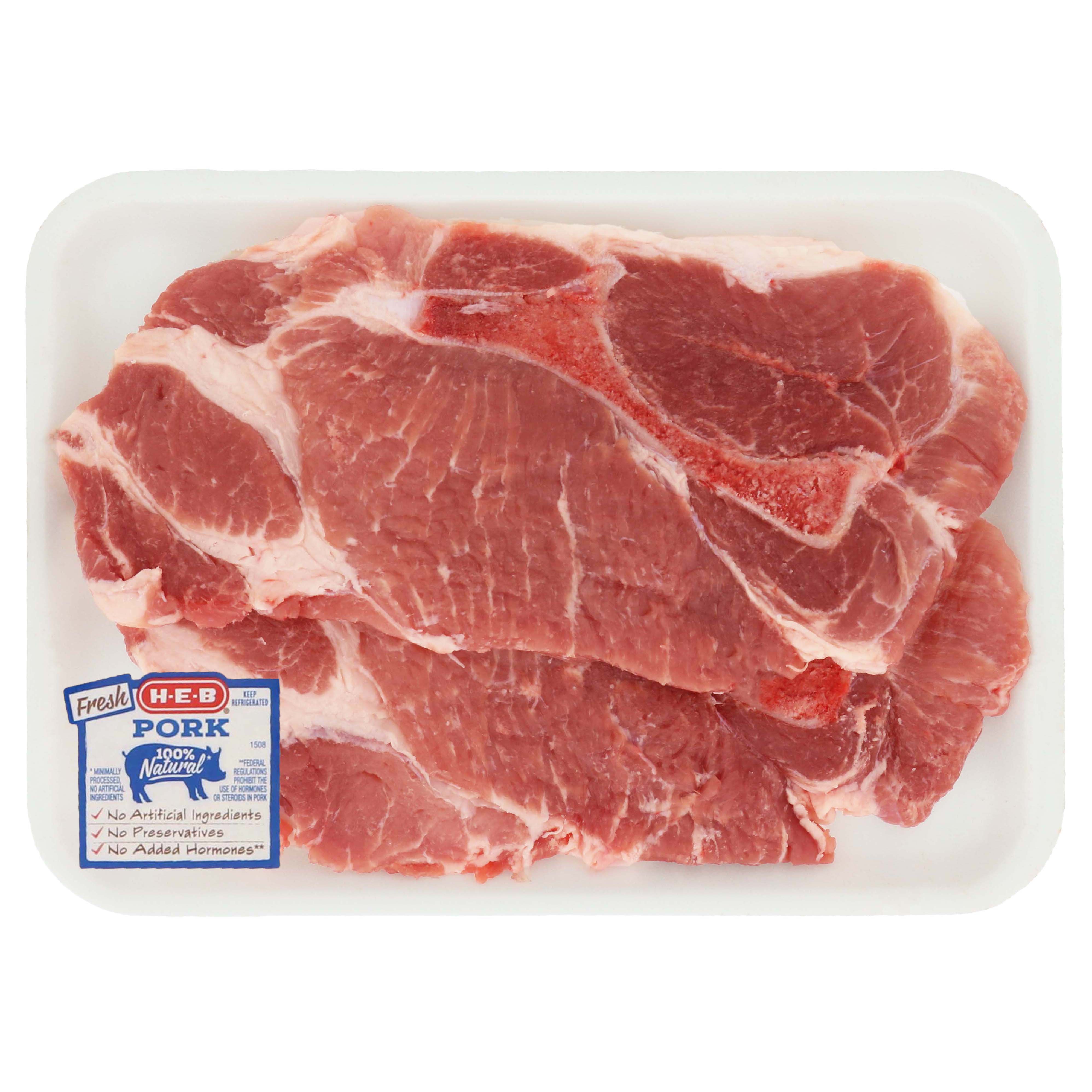 Buy Heb Bonein Boston Butt Pork Steaks - it's keto, low fodmap, gluten ...