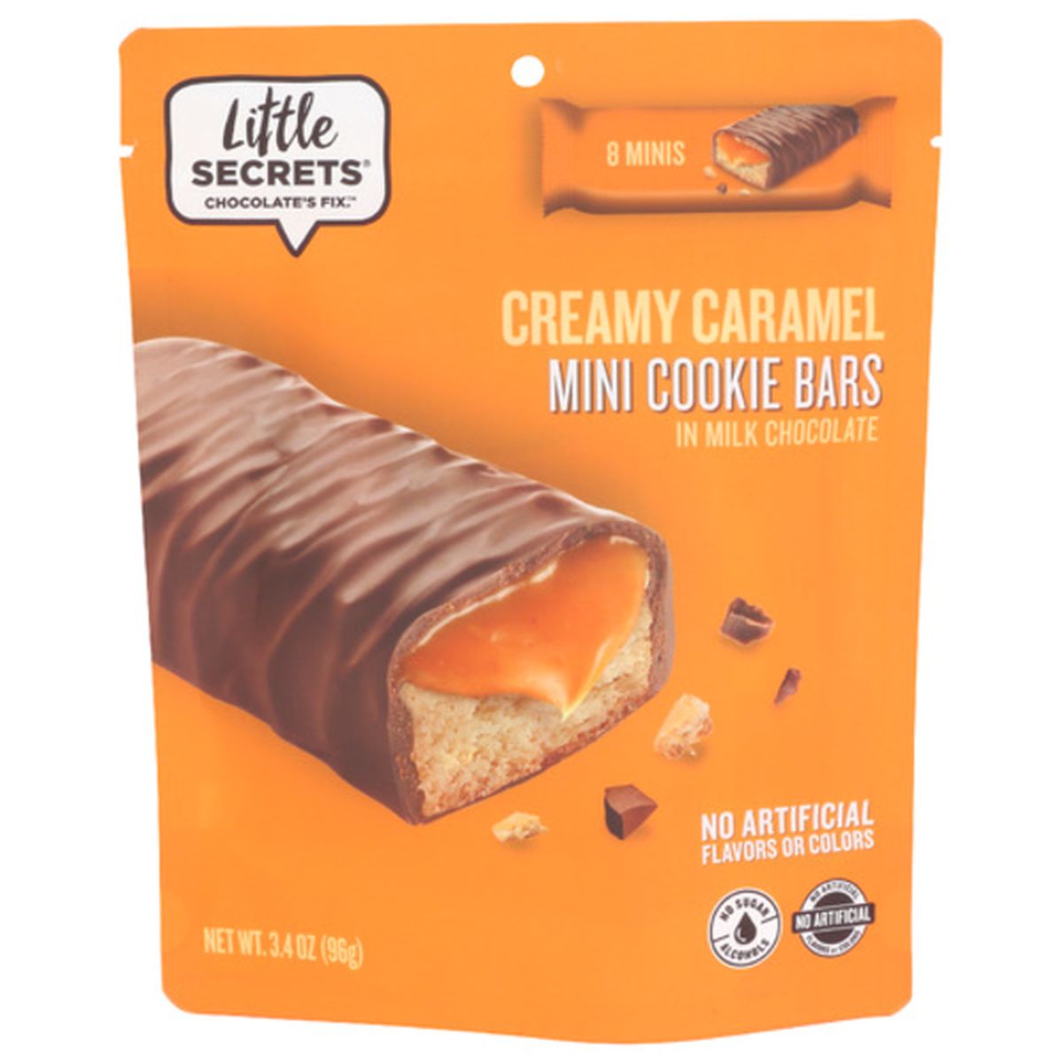 Buy Little Secrets Creamy Caramel Mini Cookie Bars In Milk Chocolate ...