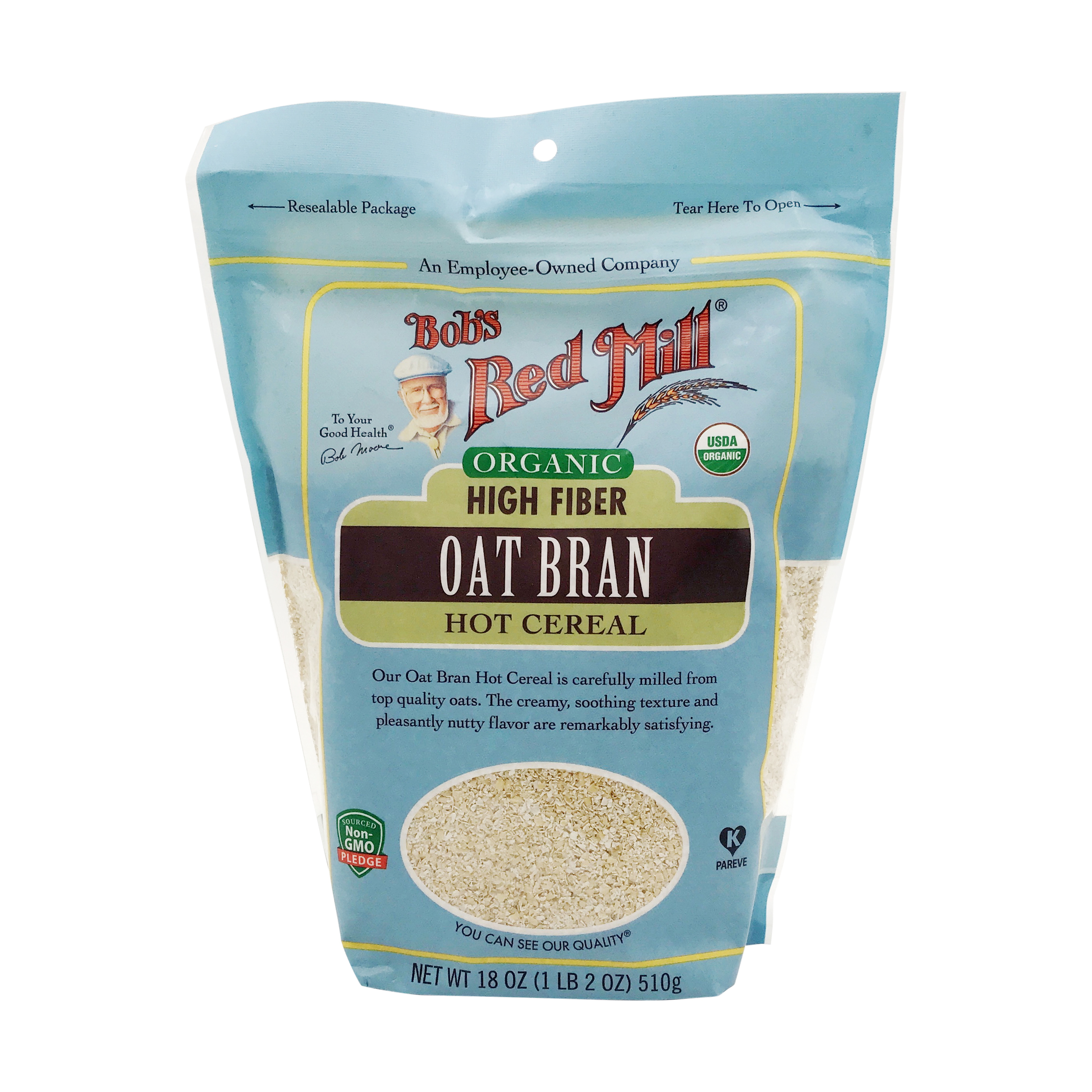 Buy Organic Oat Bran High Fiber Hot Cereal - it's vegetarian ...