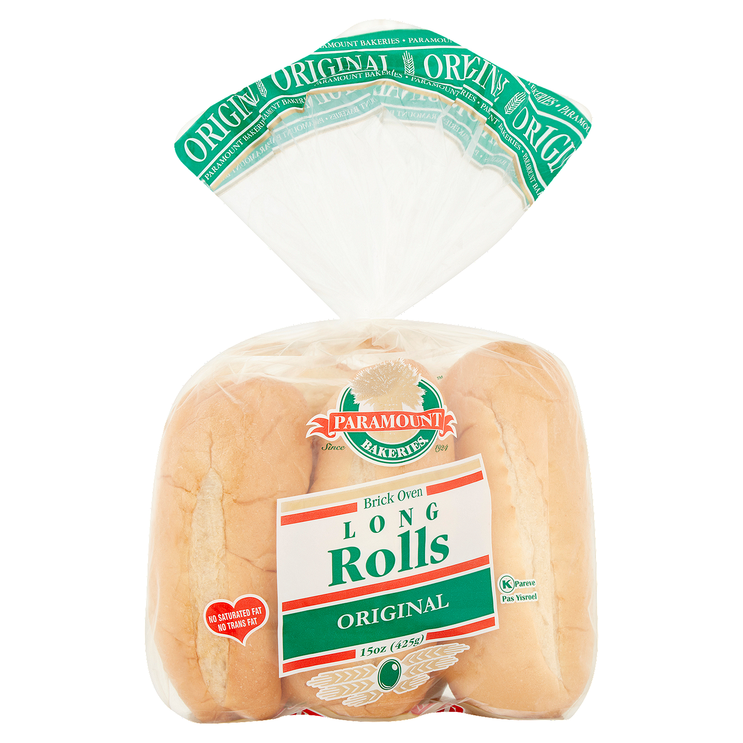 Buy Original Brick Oven Long Rolls - it's vegetarian, pescatarian ...