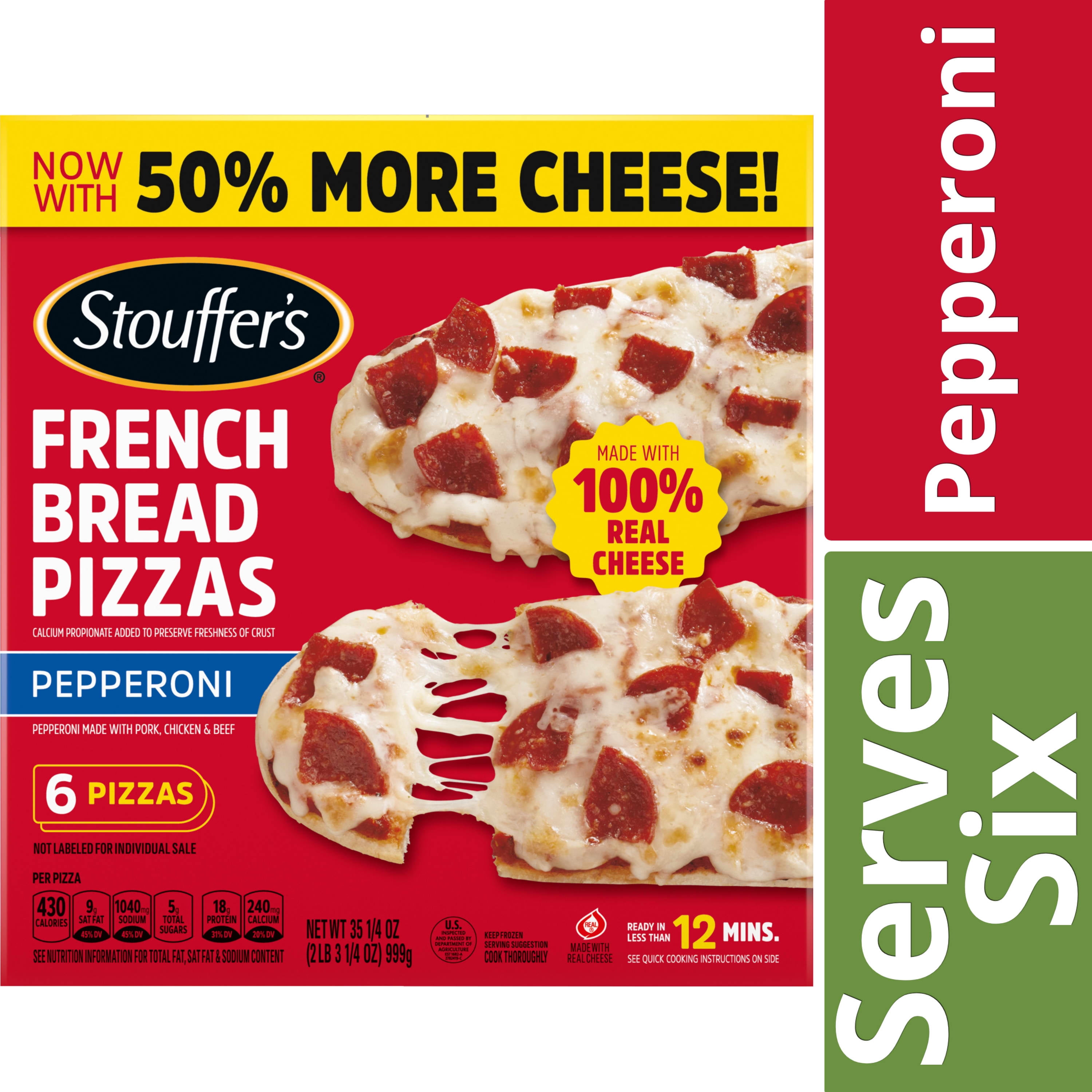 Buy Stouffers French Bread Pepperoni Frozen Pizza 3525oz Box