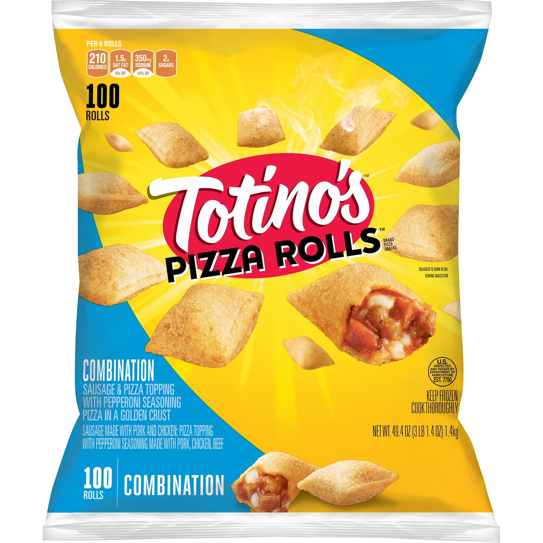 Buy Totinos Pizza Rolls Brand Combination Pizza Snacks - it's keto